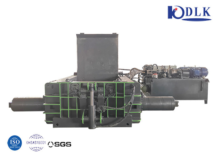 Electric Metal Baler Machine For Waste Compaction Press Box Size 1600 ...